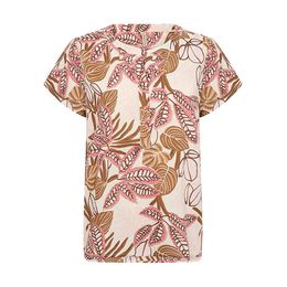 soyaconcept Shirt "Cam" in Rosa/ Camel - 54% | Gr&ouml;&szlig;e XL | Damen-tops