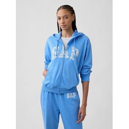 GAP Sweatjacke in Hellblau - 58% | Gr&ouml;&szlig;e XL | Damen-sweatshirts-jacken