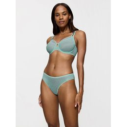 Triumph Slip "Signature Sheer Tai" in T&uuml;rkis - 48% | Gr&ouml;&szlig;e 38 | Damen-unterteile