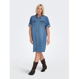 Only Carmakoma Jeanskleid in Blau - 40% | Gr&ouml;&szlig;e 54 | Damen-kleider