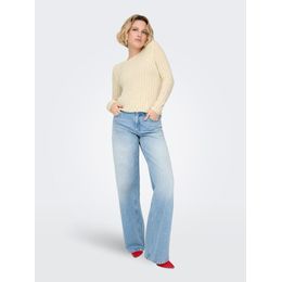Only Pullover in Hellgelb - 53% | Gr&ouml;&szlig;e L | Damen-pullover-cardigans