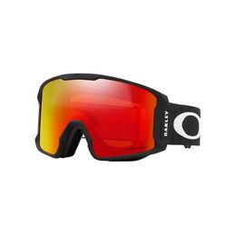 Oakley Ski-/ Snowboardbrille "Line Miner M" in Gelb/ Rot/ Schwarz - 39% | Gr&ouml;&szlig;e L | Damen-outdoor-ausruestung
