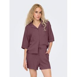 Only Hemd in Mauve - 26% | Gr&ouml;&szlig;e S | Damen-blusen