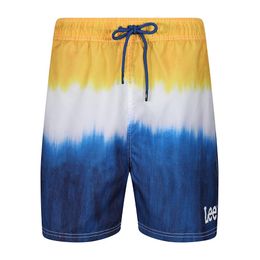 LEE Underwear Badeshorts "Scorpian" in Blau/ Gelb - 35% | Gr&ouml;&szlig;e M | Herren-bademode-sport