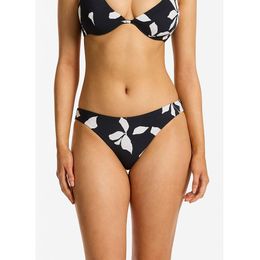 Jets Bikini-Hose in Schwarz/ Wei&szlig; - 56% | Gr&ouml;&szlig;e L | Damen-bademode