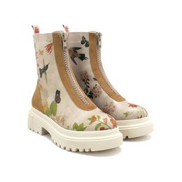 Goby Boots in Bunt/ Beige/ Creme - 77% | Gr&ouml;&szlig;e 38 | Damen-stiefel