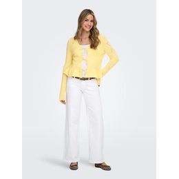 Only Cardigan in Gelb - 55% | Gr&ouml;&szlig;e XL | Damen-pullover-cardigans
