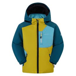 Kamik Regenjacke "Otis" in Gr&uuml;n/ Dunkelblau - 48% | Gr&ouml;&szlig;e 122 | Kinder-outdoor-jacken
