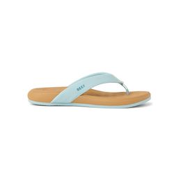 Reef Zehentrenner "Cushion Melody" in Hellblau/ Hellbraun - 51% | Gr&ouml;&szlig;e 36 | Damen-sandalen