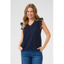 Kaffe Bluse in Dunkelblau - 62% | Gr&ouml;&szlig;e 40 | Damen-blusen