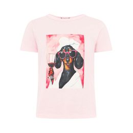 Zwillingsherz Shirt "Dackel" in Rosa - 40% | Gr&ouml;&szlig;e M | Damen-tops