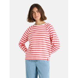 LIEBLINGSST&Uuml;CK LIEBLINGSST&Uuml;CK Sweatshirt "Carry" in Rot/ Wei&szlig; - 34% | Gr&ouml;&szlig;e M | Damen-sweatshirts-jacken