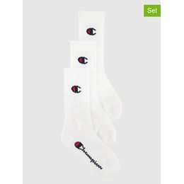 Champion 3er-Set: Socken in Wei&szlig; - 18% | Gr&ouml;&szlig;e 31-34 | Kinder-socken-strumpfhosen