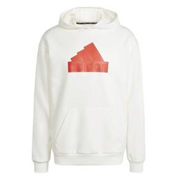 Adidas Hoodie "Future Icons Badge of Sport" in Creme - 56% | Gr&ouml;&szlig;e M | Herren-sweatshirts-jacken