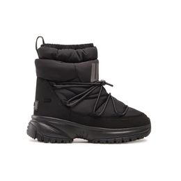 UGG Australia UGG Leder-Winterboots "Yose Puffer" in Schwarz - 51% | Gr&ouml;&szlig;e 37 | Damen-stiefel