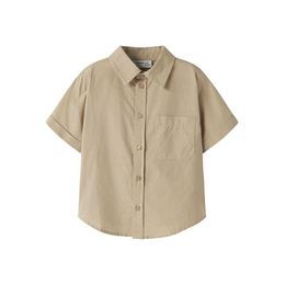 name it Hemd "Filip" in Beige - 44% | Gr&ouml;&szlig;e 104 | Kinder-blusen-hemden