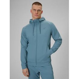 4F Sweatjacke in Hellblau - 58% | Gr&ouml;&szlig;e S | Herren-sweatshirts-jacken