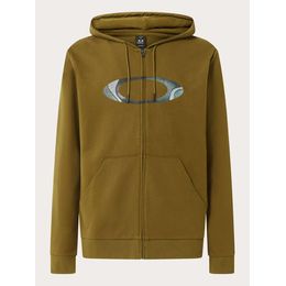 Oakley Sweatjacke "New Ellipse" in Khaki - 40% | Gr&ouml;&szlig;e L | Herren-sweatshirts-jacken
