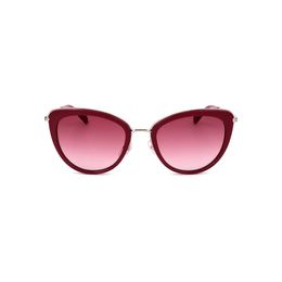 Longchamp Damen-Sonnenbrille in Rot-Silber/ Pink - 72% | Gr&ouml;&szlig;e 54 | Damen-brillen
