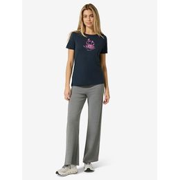 super.natural Trainingsshirt "Mrs Crab" in Dunkelblau - 56% | Gr&ouml;&szlig;e XS | Damen-outdoor-tops-shirts