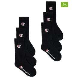 Champion 6er-Set: Socken in Schwarz - 31% | Gr&ouml;&szlig;e 31-34 | Kinder-socken-strumpfhosen