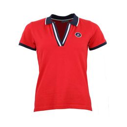 Peak Mountain Poloshirt in Rot - 55% | Gr&ouml;&szlig;e L | Damen-tops