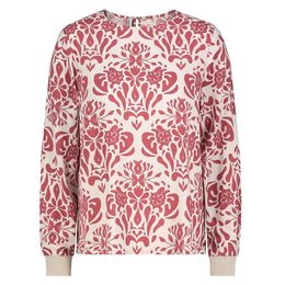 Sublevel Bluse in Beere/ Creme - 65% | Gr&ouml;&szlig;e L | Damen-blusen