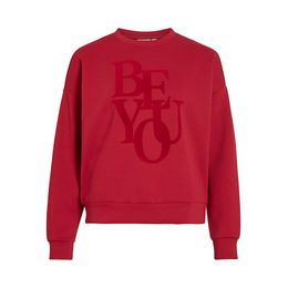Vila Pullover "Vireflect" in Rot - 62% | Gr&ouml;&szlig;e M | Damen-pullover-cardigans