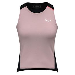 Salewa Fahrradtop "Vento Merino" in Rosa/ Schwarz - 60% | Gr&ouml;&szlig;e 36 | Damen-outdoor-tops-shirts