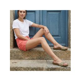 JOLANA & FENENA JOLANA & FENENA Leder-Pantoletten in Khaki - 37% | Gr&ouml;&szlig;e 40 | Damen-pantoletten