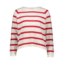 Pepe Jeans Pullover in Wei&szlig;/ Rot - 59% | Gr&ouml;&szlig;e XS | Damen-pullover-cardigans