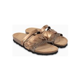 BACKSUN Pantoletten "Luciole" in Braun - 55% | Gr&ouml;&szlig;e 40 | Damen-pantoletten