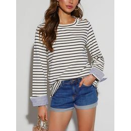 LA Angels Sweatshirt in Creme/ Dunkelblau - 60% | Gr&ouml;&szlig;e S | Damen-sweatshirts-jacken
