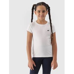 4F Shirt in Wei&szlig; - 54% | Gr&ouml;&szlig;e 128 | Kinder-oberteile