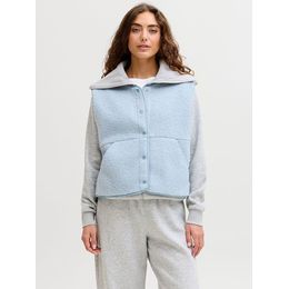 Jack & Jones JJXX Fleeceweste "Vera" in Hellblau - 52% | Gr&ouml;&szlig;e XL | Damenjacken