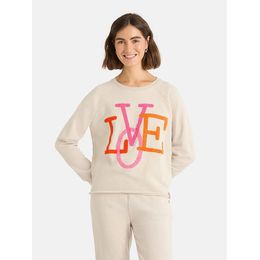 LIEBLINGSST&Uuml;CK LIEBLINGSST&Uuml;CK Sweatshirt "Birdie" in Beige - 44% | Gr&ouml;&szlig;e S | Damen-sweatshirts-jacken