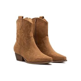 Bellucci Stiefeletten in Hellbraun - 64% | Gr&ouml;&szlig;e 40 | Stiefeletten