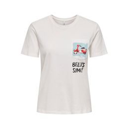 Only Shirt in Wei&szlig; - 20% | Gr&ouml;&szlig;e L | Damen-tops