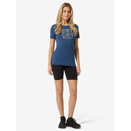 super.natural Trainingsshirt "Sea Urchin" in Blau - 58% | Gr&ouml;&szlig;e S | Damen-outdoor-tops-shirts