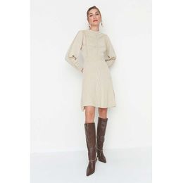 Trendyol Kleid in Beige - 68% | Gr&ouml;&szlig;e L | Damen-kleider