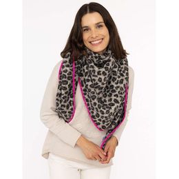 Zwillingsherz Dreieckstuch Teddy "Leo" in Beige - (L)200 x (B)130 cm - 37% | Damen-schals-tuecher