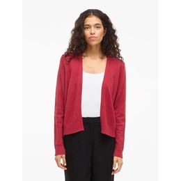 Vila Cardigan "Viril" in Rot - 48% | Gr&ouml;&szlig;e S | Damen-pullover-cardigans