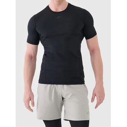 4F Trainingsshirt in Schwarz - 44% | Gr&ouml;&szlig;e M | Herren-sportshirts