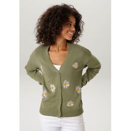 Aniston Cardigan in Khaki - 46% | Gr&ouml;&szlig;e 38 | Damen-pullover-cardigans
