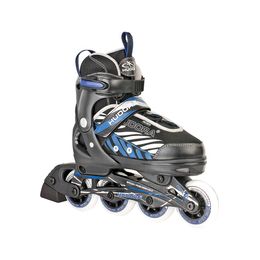 Hudora Inlineskates "Leon" in Schwarz/ Blau - ab 5 Jahren - 43% | Gr&ouml;&szlig;e 37-40 | Damen-outdoor-ausruestung