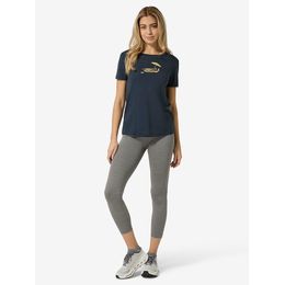 super.natural Trainingsshirt "Hot Dog" in Dunkelblau - 60% | Gr&ouml;&szlig;e XS | Damen-outdoor-tops-shirts