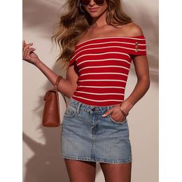 LA Angels Shirt in Rot/ Wei&szlig; - 60% | Gr&ouml;&szlig;e S | Damen-tops