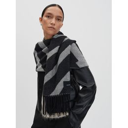 someday Schal "Blenie" in Schwarz/ Grau - 45% | Damen-schals-tuecher