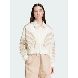 Adidas Trainingsjacke "Atlanta" in Creme - 52% | Gr&ouml;&szlig;e M | Damen-outdoorjacken
