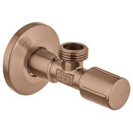 Grohe Eckventil 22041_1 1/2"x1/2", langer Schubschaft warm sunset geb&uuml;rstet, 22041DL1 22041DL1